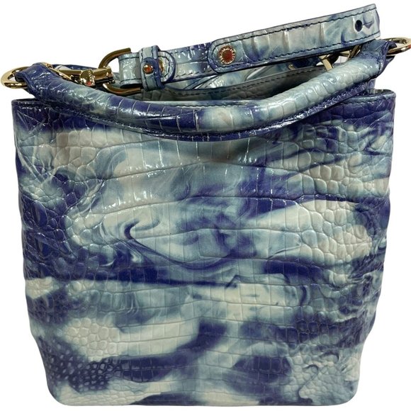 Brahmin | Bags | Brahmin Mini Amelia Satchelshoulder Bag In Chambray ...